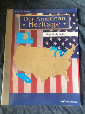 ABeka 3 HISTORY Our American Heritage Map Study Skills Key | eBay