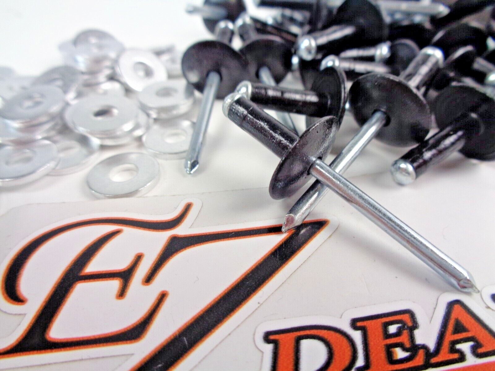 Vintage Ski-doo Snowmobile Rivets 3/16 Black Large Head Rivets & 50 ...