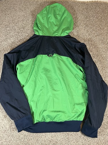RLX 67 Ralph Lauren Athletic Full Zip Hoodie Green/Blue Mens L Nylon ...