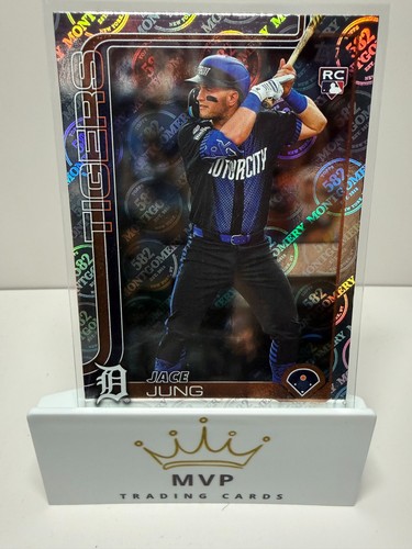 2025 Topps 582 Montgomery Club Jace Jung #80 RC Rookie Detroit Tigers ...