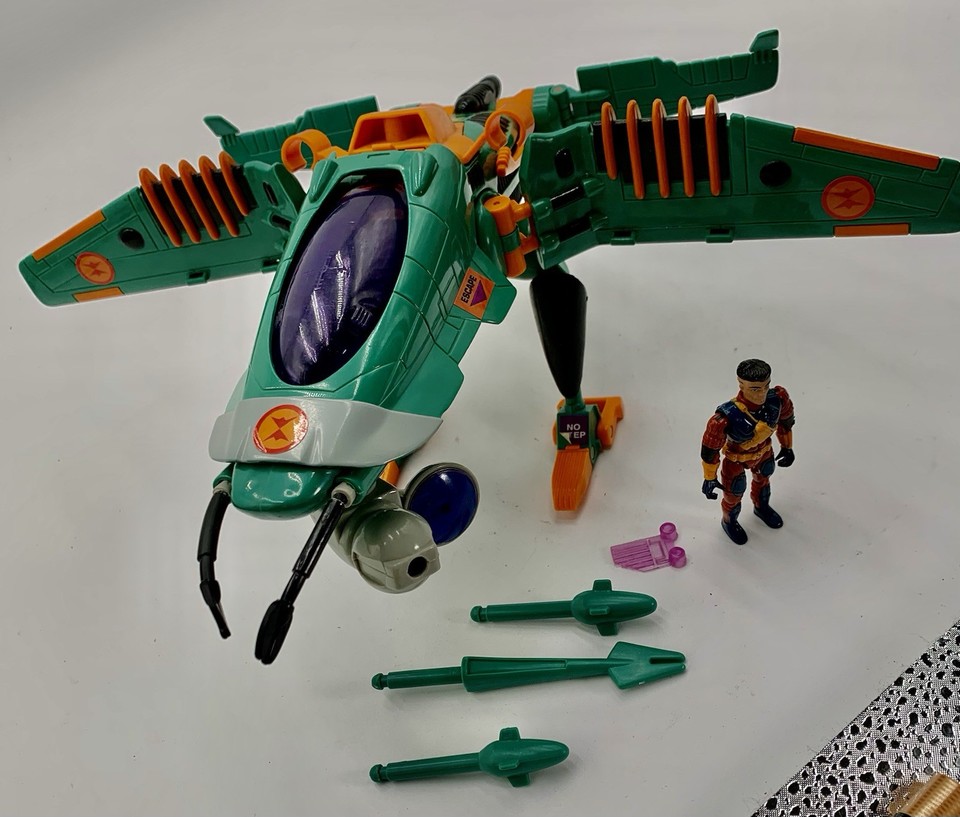 1995 Playmates Toy ExoSquad Exofighter Space E-Frame Kaz Takagi ...