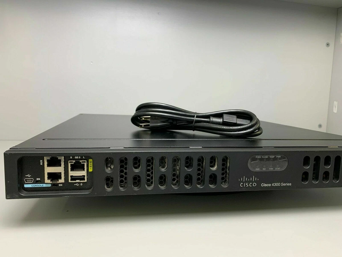 ISR4331-VSEC/K9, Cisco 4331, Integrated Services Router, 44% OFF