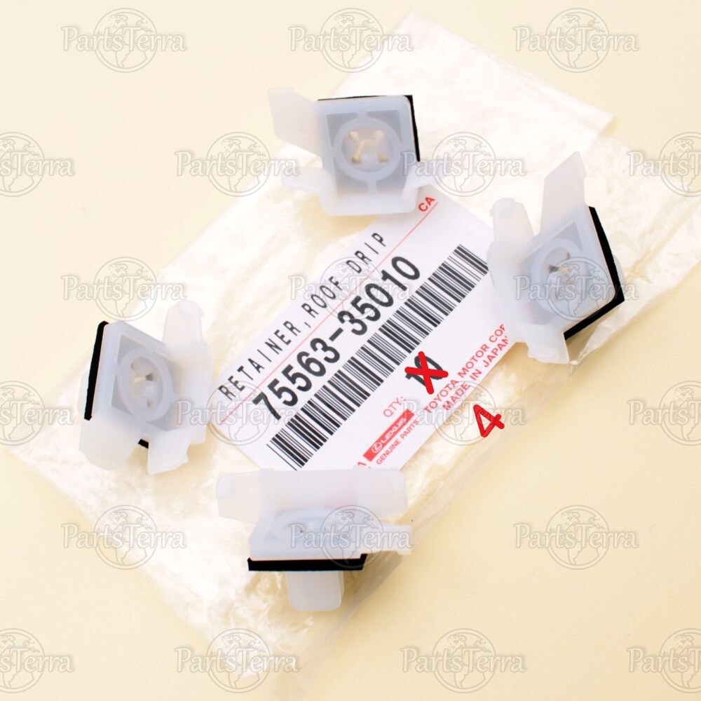 75563-35010 GENUINE Toyota FJ CRUISER Upper Windshield Reveal Molding ...