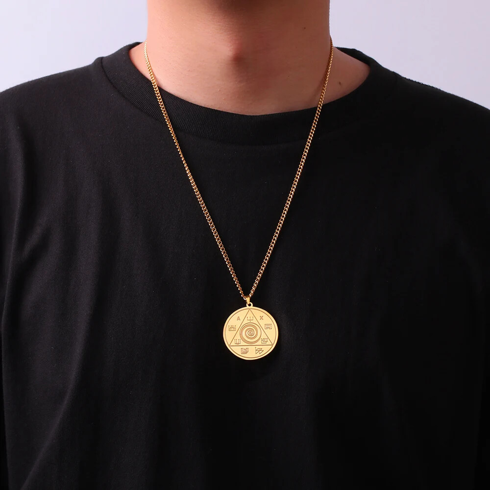 Powerful Pendant of Abraxas Necklace Money Protection Talisman ...