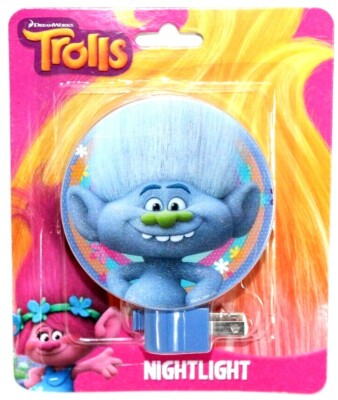 NEW DREAM WORKS TROLLS NIGHT LIGHT "GUY DIAMOND" - BLUE | eBay