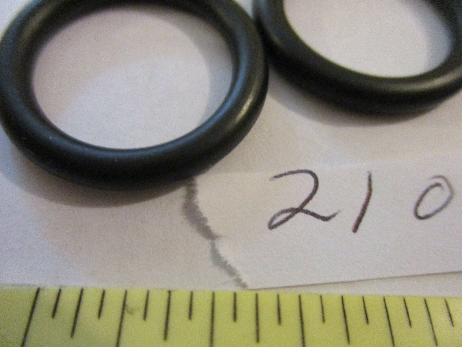 210 O-ring 3/4" ID x 1" OD x 1/8" thick. Buna-70. Quan 5. | eBay