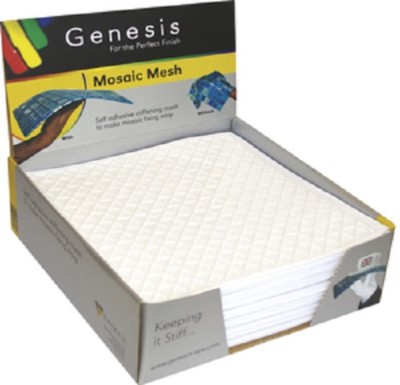 Genesis Mosaic mesh self adhesive high grab stiffening backer sheet ...