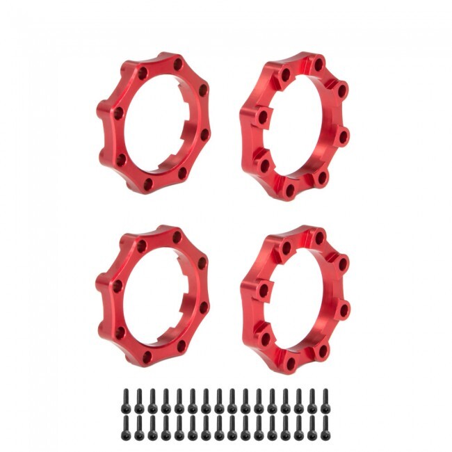Alloy 3.8 Inch Hex Adapter Locking Rings 8x32 to17mm For ProLine 3.8 ...