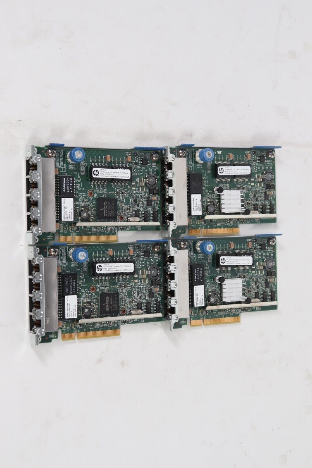 Lot of 4 HP 789897-001 ETHERNET 1GB 4-PORT 331FLR ADAPTER 629135-B21 ...