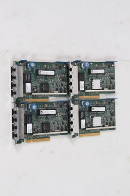 Lot of 4 HP 789897-001 ETHERNET 1GB 4-PORT 331FLR ADAPTER 629135-B21 ...
