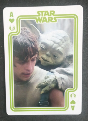 Disney Star Wars Yoda Playing Card Yoda Ace Hearts | eBay