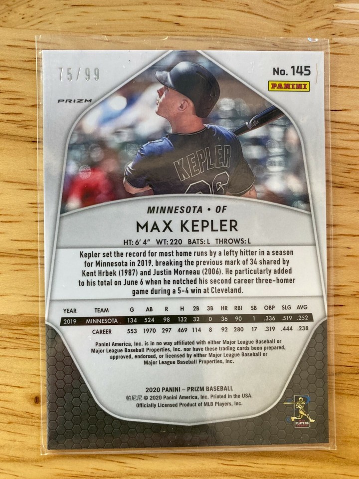 2020 Prizm MAX KEPLER /99 | eBay