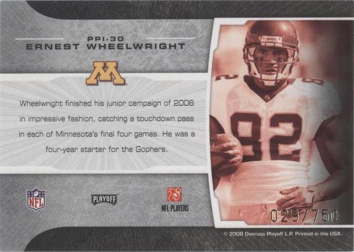 2008 Prestige Ernie Wheelwright IV #PPI-30 for sale | eBay