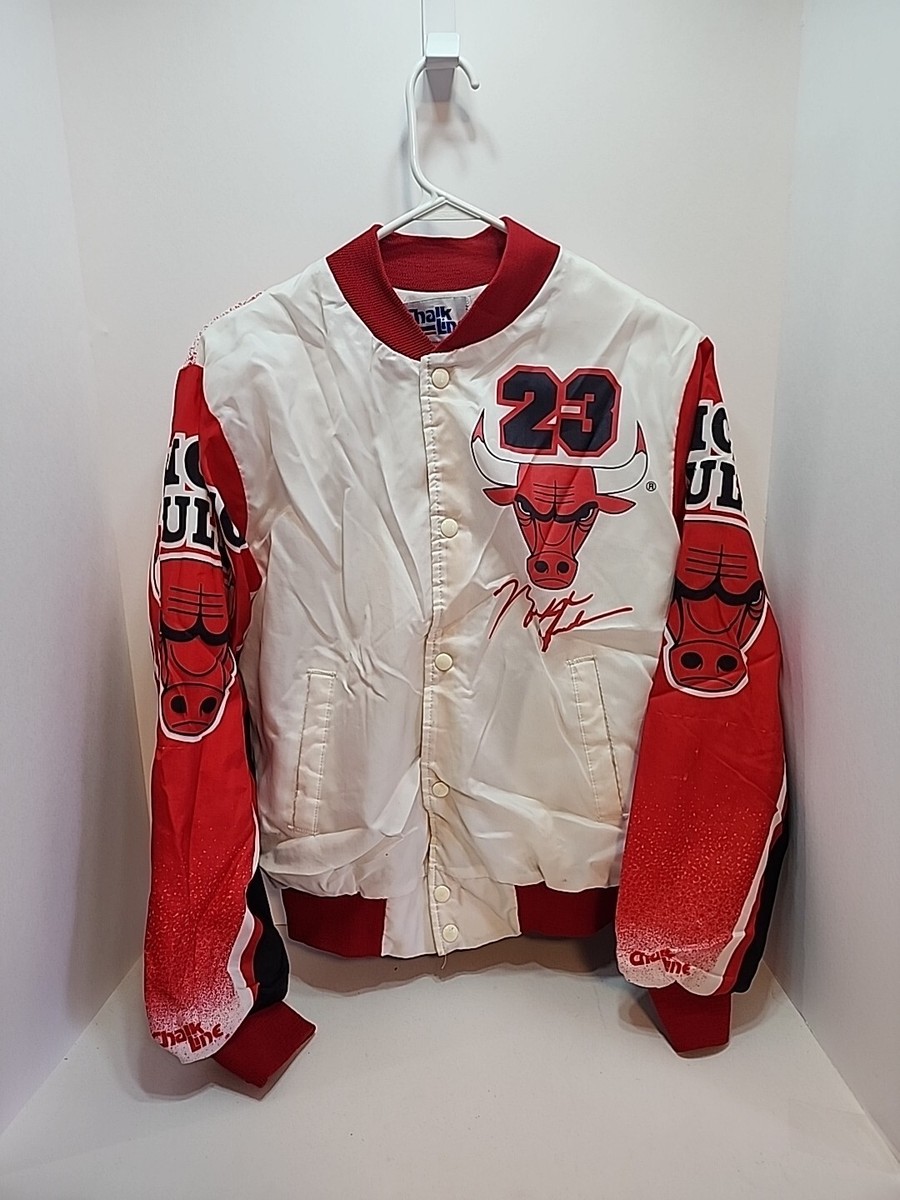 Vintage NBA Chicago Bulls Michael Jordan Chalk Line Jacket Vintage NBA Chicago Bulls Michael Jordan Chalk Line Jacket