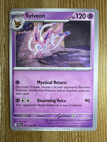 Sylveon 022/064 Shrouded Fable Pokemon TCG Regular Uncommon NM | eBay