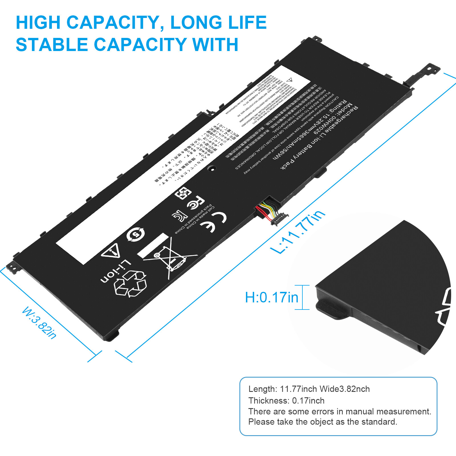 00HW028 00HW029 Battery For Lenovo ThinkPad X1 Carbon 4th Gen Yoga ...