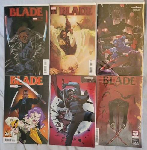 BLADE #1-6 Marvel Comics 2023 (set of 6) Bryan Hill - Bill Sienkiewicz ...