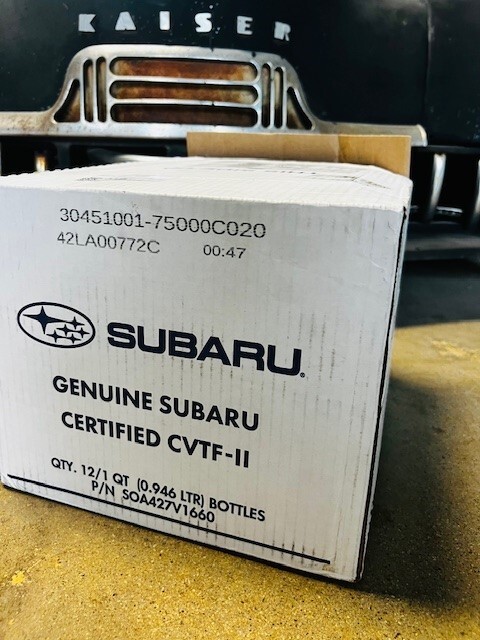 (12) OEM NEW Subaru CVTF-II Continuously Variable Transmission Fluid ...