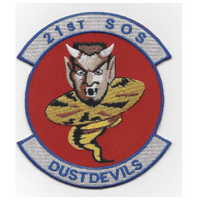 4.5" AIR FORCE 21ST SOS DUSTDEVILS SPECIAL OPERATIONS EMBROIDERED PATCH ...
