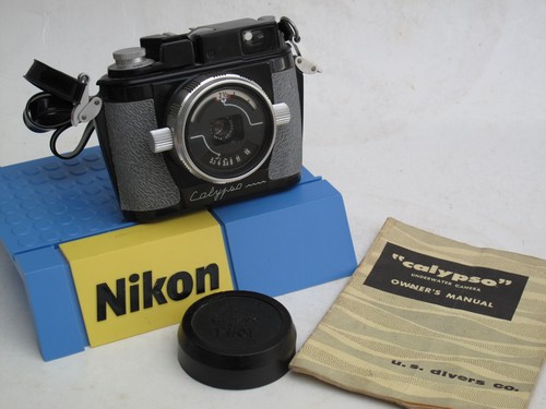 RARE Calypso PHOT Nikonos underwater camera with instructions, US ...