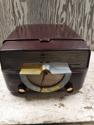 Vtg 50s Zenith Cobra Matic Bakelite AM Radio Phonograph Record Player ...