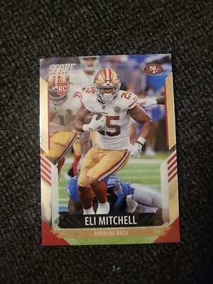 2021 Panini Chronicles Score Chrome Rookie Eli Mitchell RC #420 San Francisco | eBay
