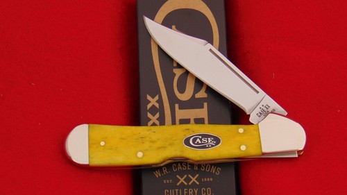 Case XX USA 61549L Smooth Yellow Bone Copperlock Pocket Knife 20025 NEW ...