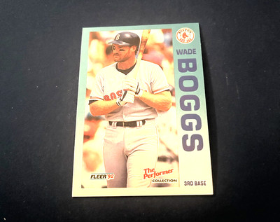 1992 Fleer Baseball Wade Boggs The Performer Collection #9 HOF Set ...