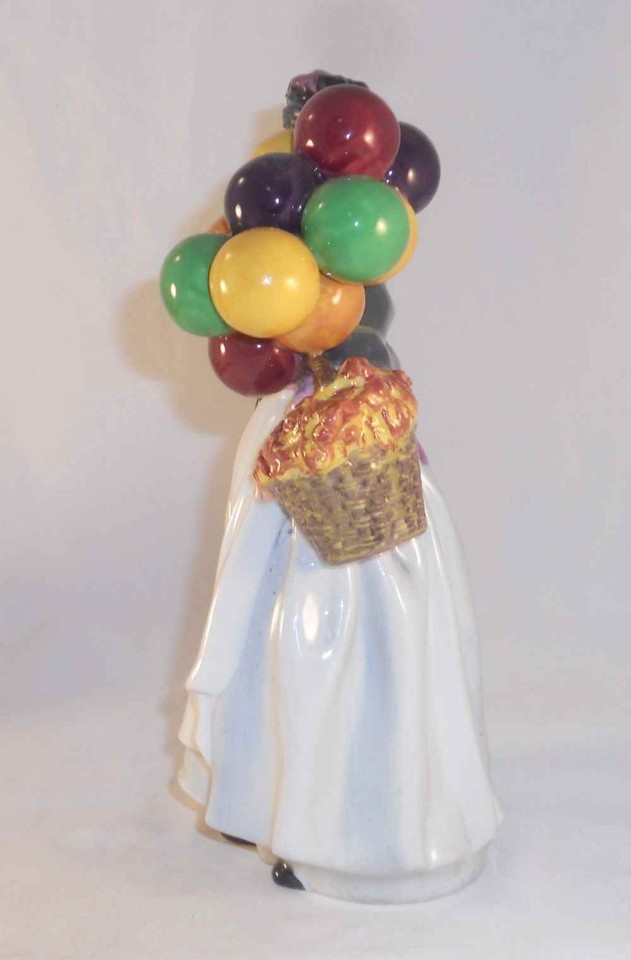 Royal Doulton Porcelain Figurine Biddy Pennyfarthing Woman W/ Flowers ...