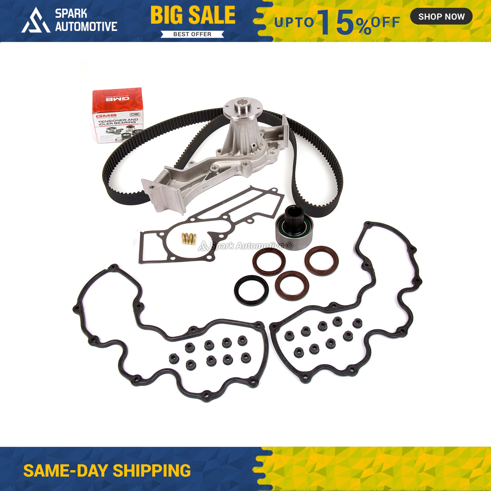 Timing Belt Kit Water Pump Fit 96-04 Nissan Infiniti Supercharged VG33E ...