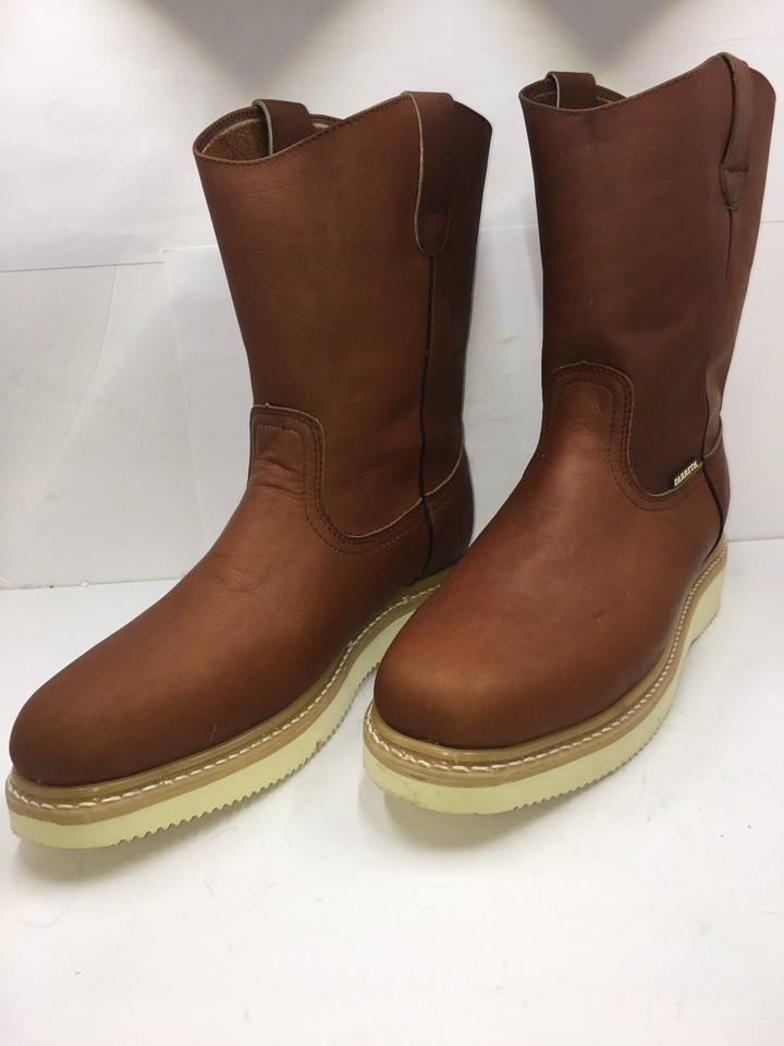 Men's Roper Work Boots Lightweight Pull-On Oil Water Resistant Bota ...