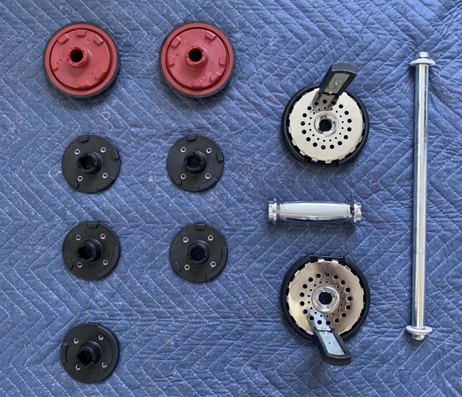 USED Bowflex 1090 ONLY SelectTech Dumbbells Replacement Handle Spare ...