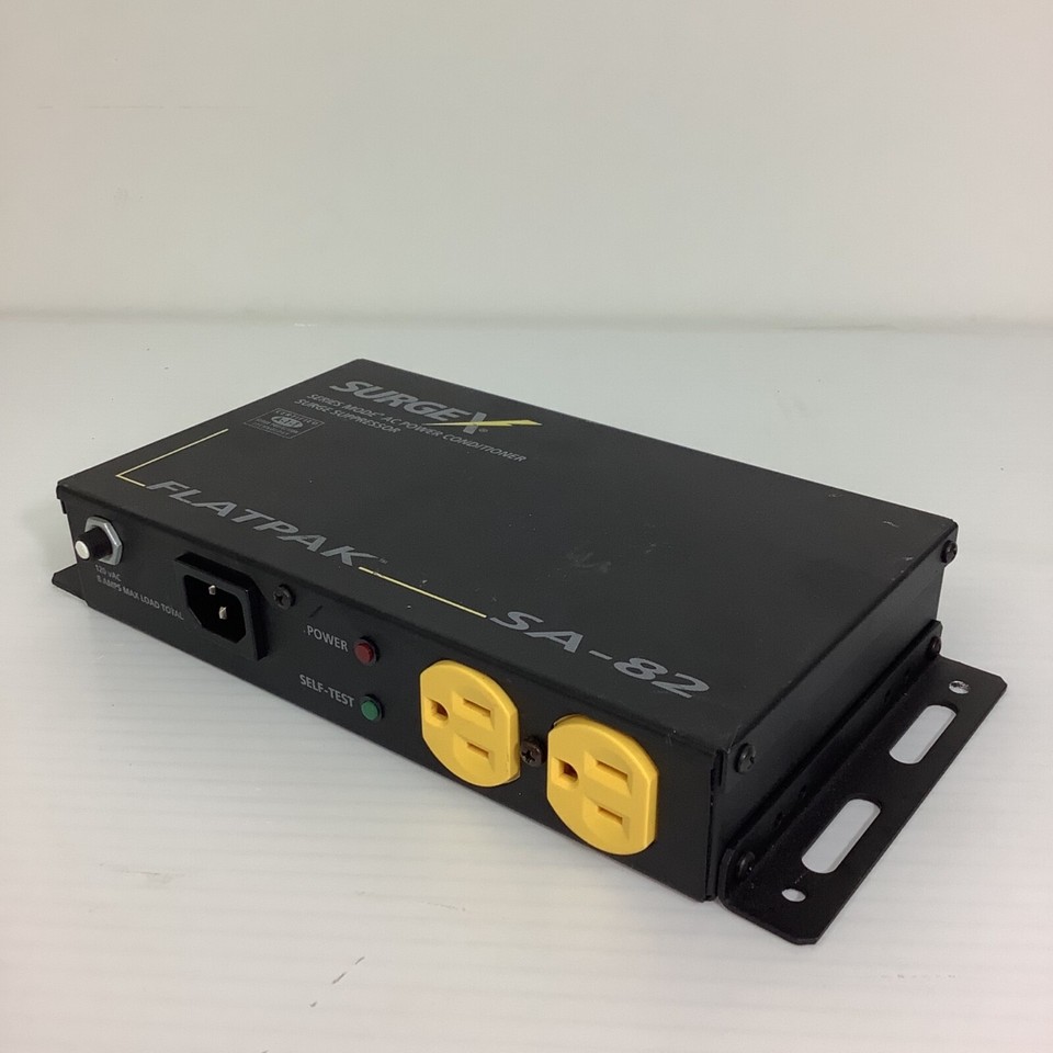 SurgeX FLATPAK Series Mode SA-82 120V 8A AC Power Conditioner Surge ...