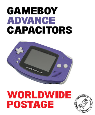Nintendo Gameboy Advance Replacement Capacitors / 4 x SMD Caps / Repair ...