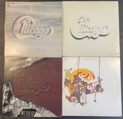 (5) LP LOT CHICAGO-CHICAGO 9 GREATEST HITS -CHICAGO 10- II (2 LP)-LIVE ...