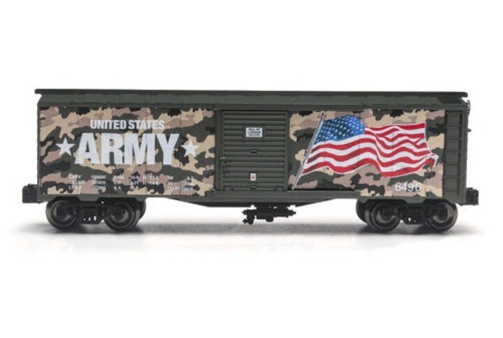 O Gauge Box Car - UNITED STATES ARMY - Camo & Flag - New Item - Never ...