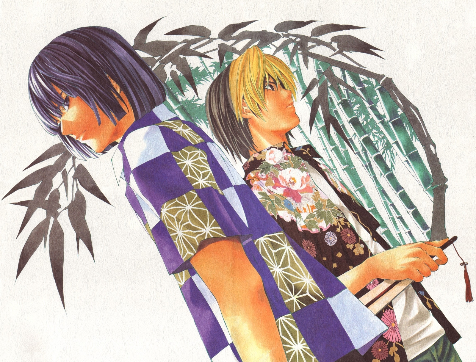 Anime hikaru no go shindou touya akira boys two men Playmat Gaming Mat ...
