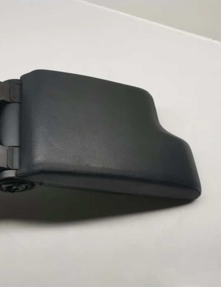 BMW E46 3 Series Center Console Armrest Black Leather Arm Rest Storage ...