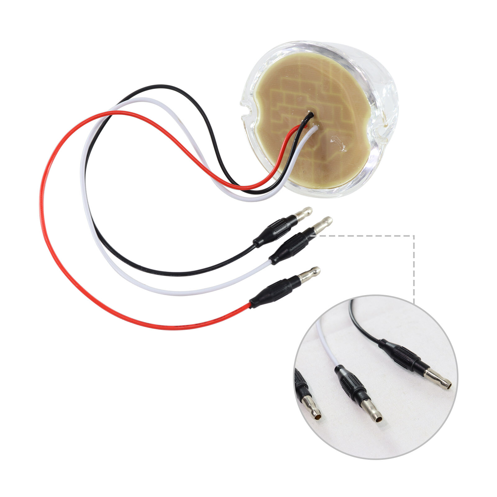 Glass Lens Amber Light LED Tech Watermelon Shape Spot Light 1 Piece ...