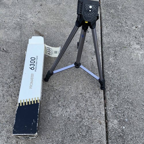 Promaster 6300 Tripod Photo Or Video Excellent Condition In Box | eBay