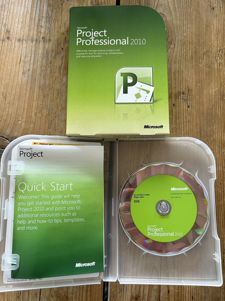 MS Project Professional 2010, Retail in Englisch, Vollversion mit MwSt-Rechnung | eBay UK