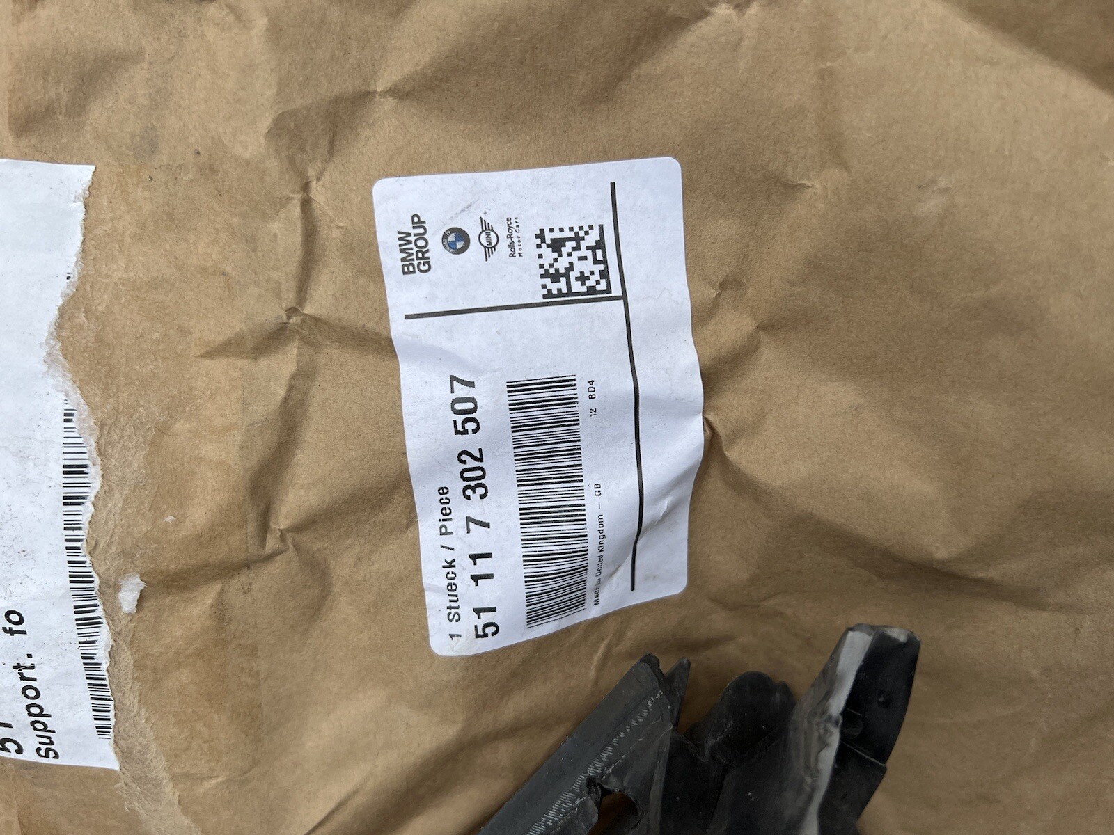 MINI One - Cooper F56 2014 Front Bumper Mounting Bracket 7302507 ...