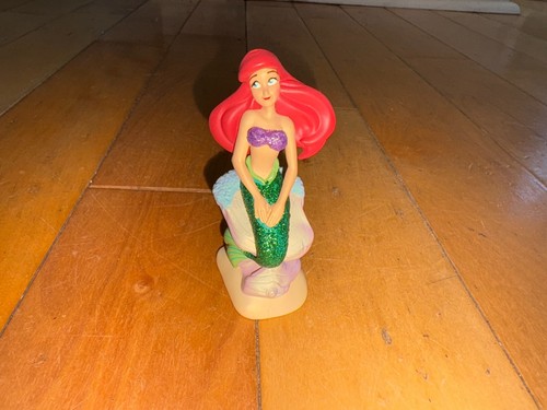 Disney Store Little Mermaid Princess Ariel Sitting 3.5" PVC Figure Cake ...