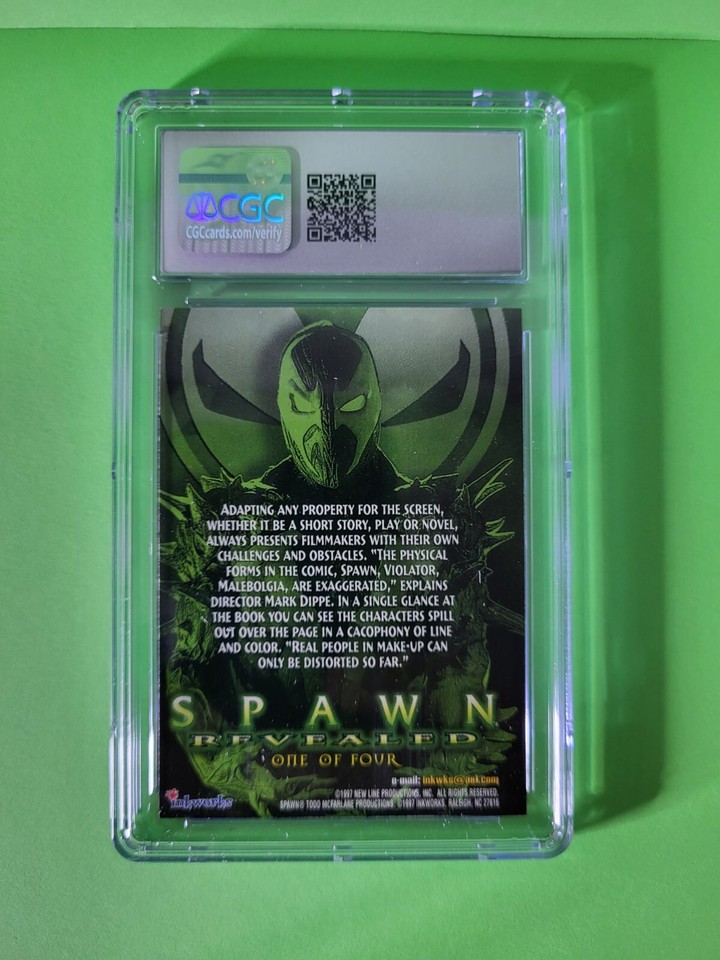 1997 Inkworks Spawn The Movie #1 Spawn Revealed CGC 9 Mint | eBay