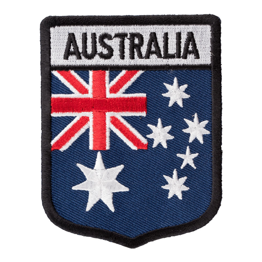 Australia Flag Shield Patch, Country Flag Patches | eBay
