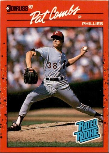 1990 Donruss Baseball Card Pat Combs Philadelphia Phillies #44 | eBay