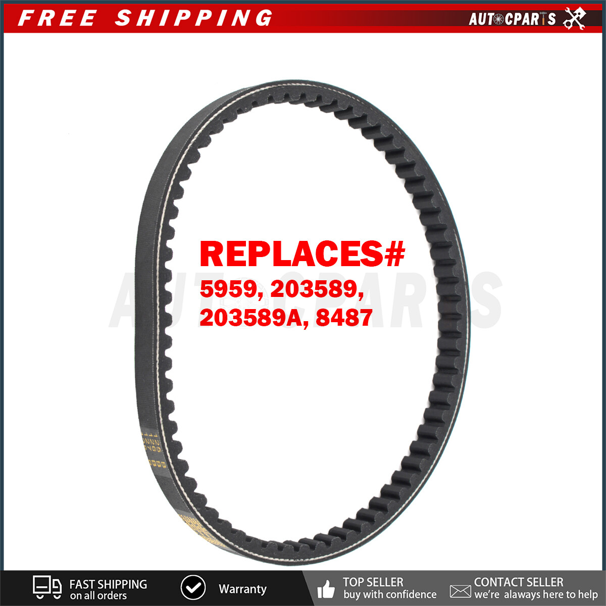 Go Kart Drive Belt 30 Series For Havoc Red Fox LXT Silver Fox Vortex ...