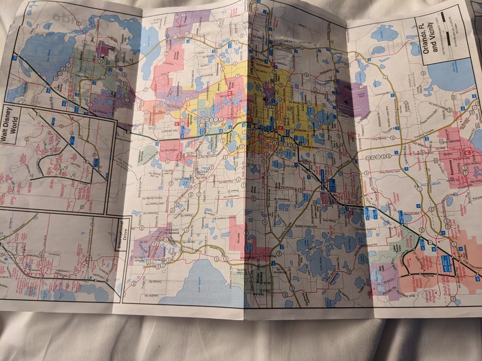 Orlando Area Map | eBay