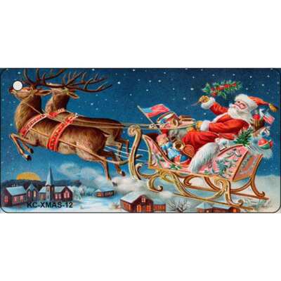 Santa Sleigh Novelty Aluminum Key Chain KC-XMAS-12 | eBay