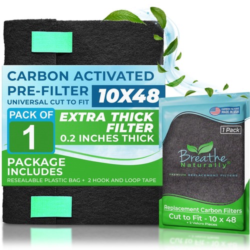 Universal Cut To Fit Carbon Activated Air Filter - Replacement Charcoal ...